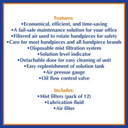 TPC Dental Handpiece Cleaning and Lubrication System H6000