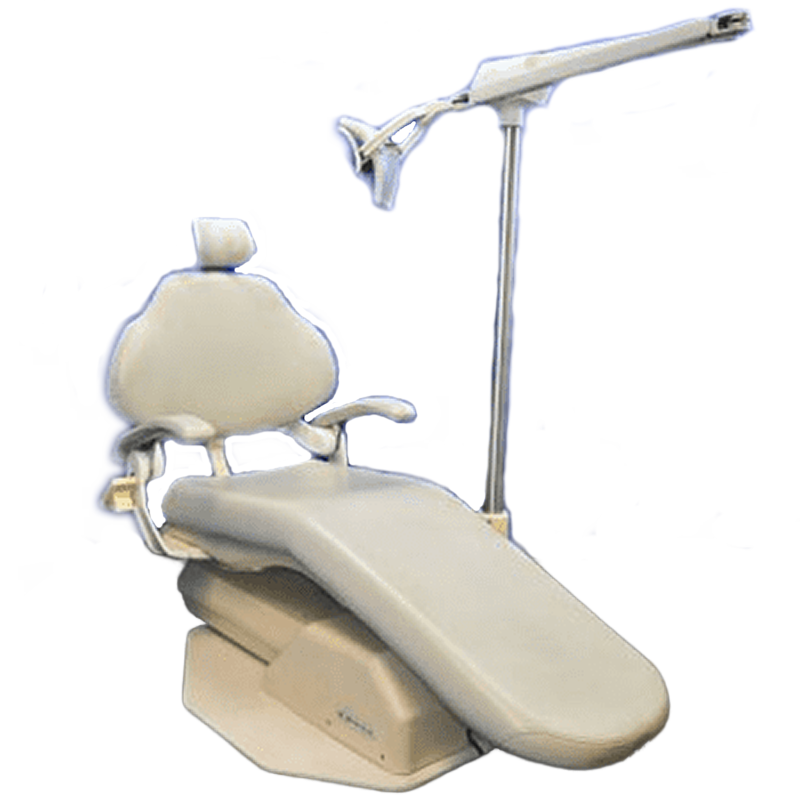 DentalEZ Dental Patient Chair with Post Mounted Light