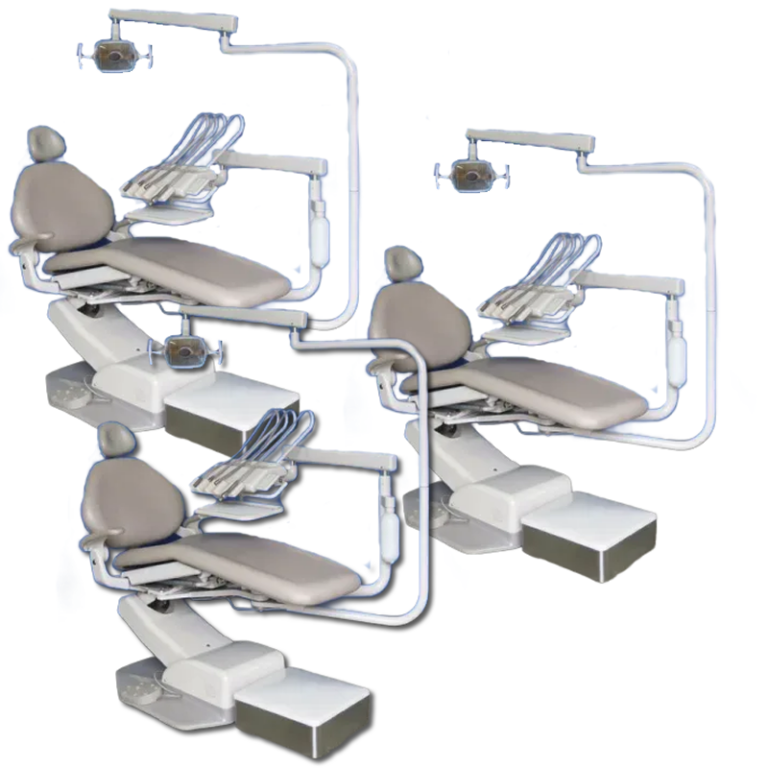 Lot of Adec Decade 1021 Dental Chairs with Radius 2132 Delivery Unit ...